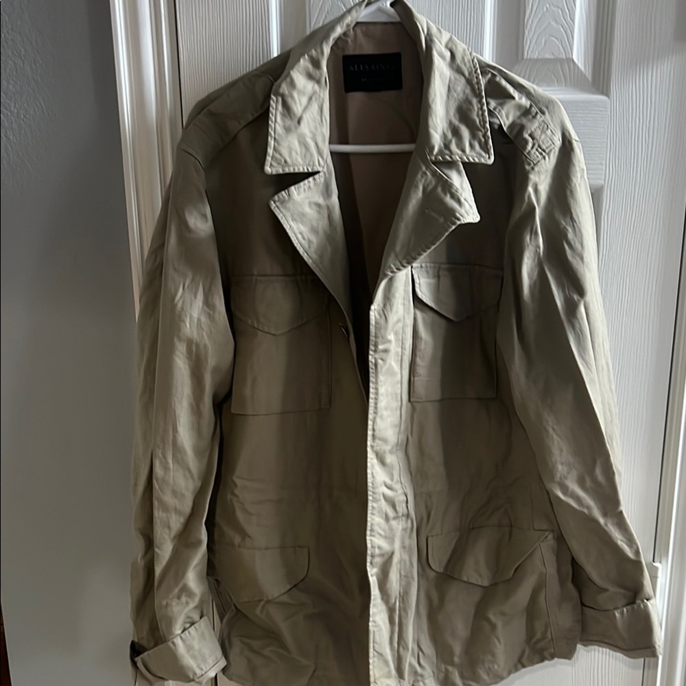 All Saints Tan Military Field Jacket - Gem